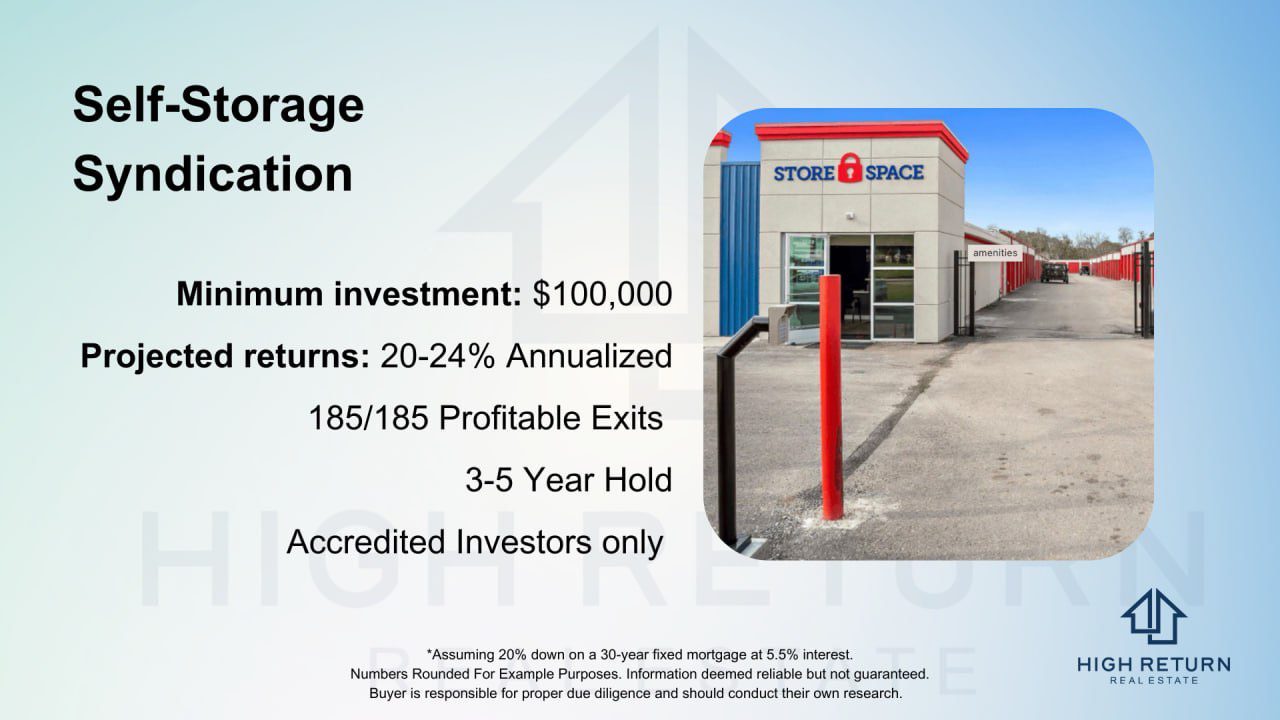Turnkey Rental Property: Self-Storage Syndication